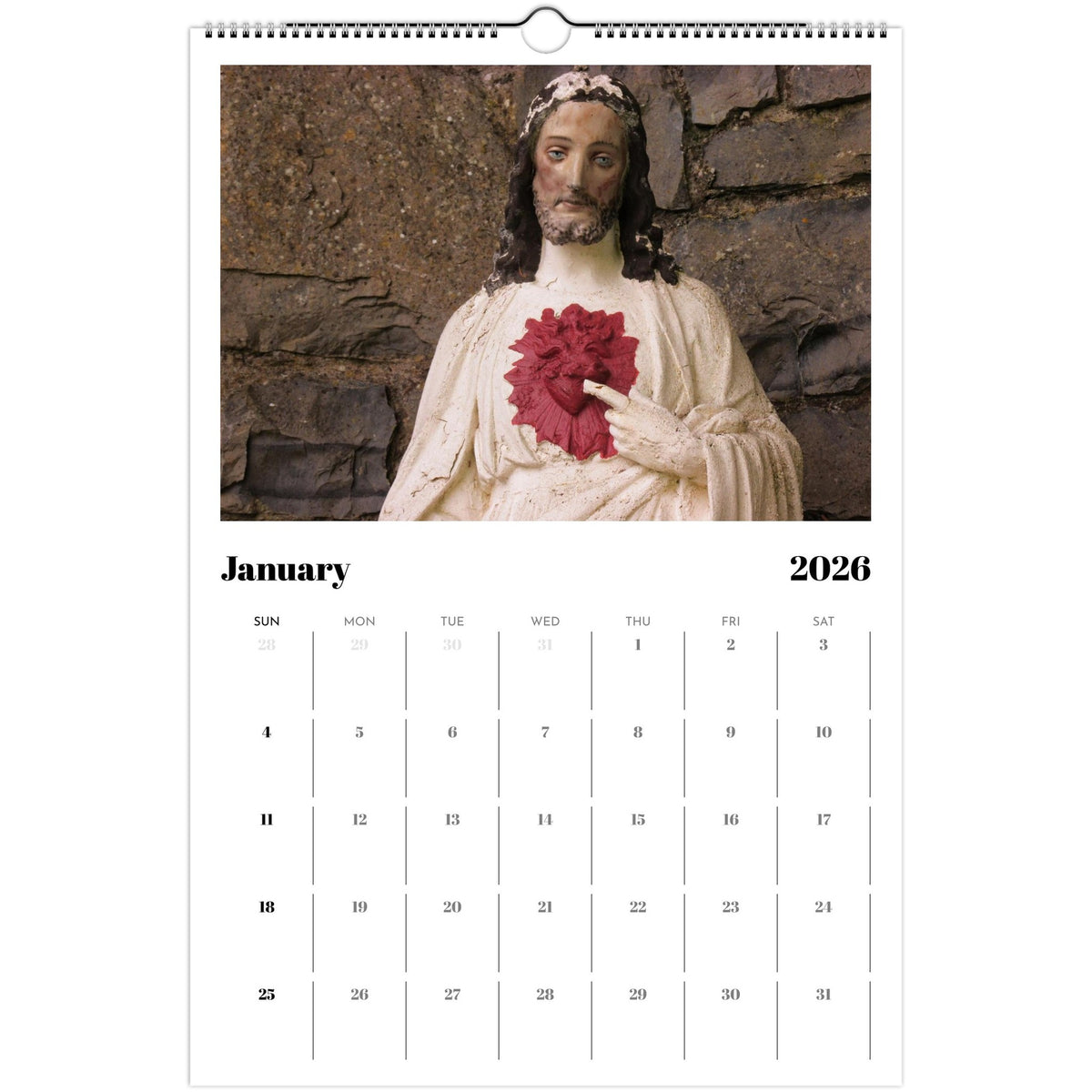 2026 Faces of Faith Calendar • Faithscapes Journeys with Jesus Calenda ...