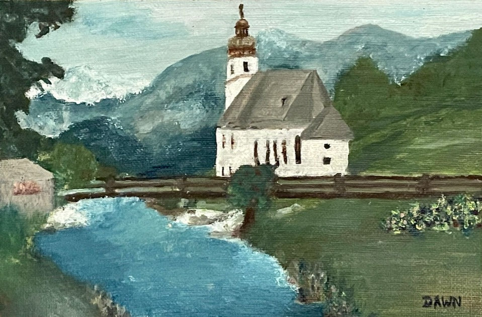BAVARIAN CHURCH PAINTING ☼ Soul of Germany Painting by Dawn Richerson ...